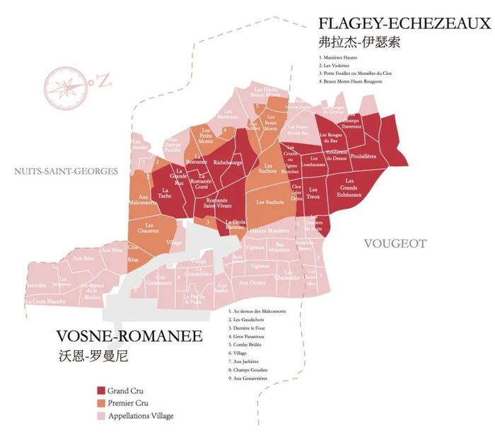 至尊名村Vosne-Romanée八大特级园及其代表性名家盘点 - 仍喜于分享
